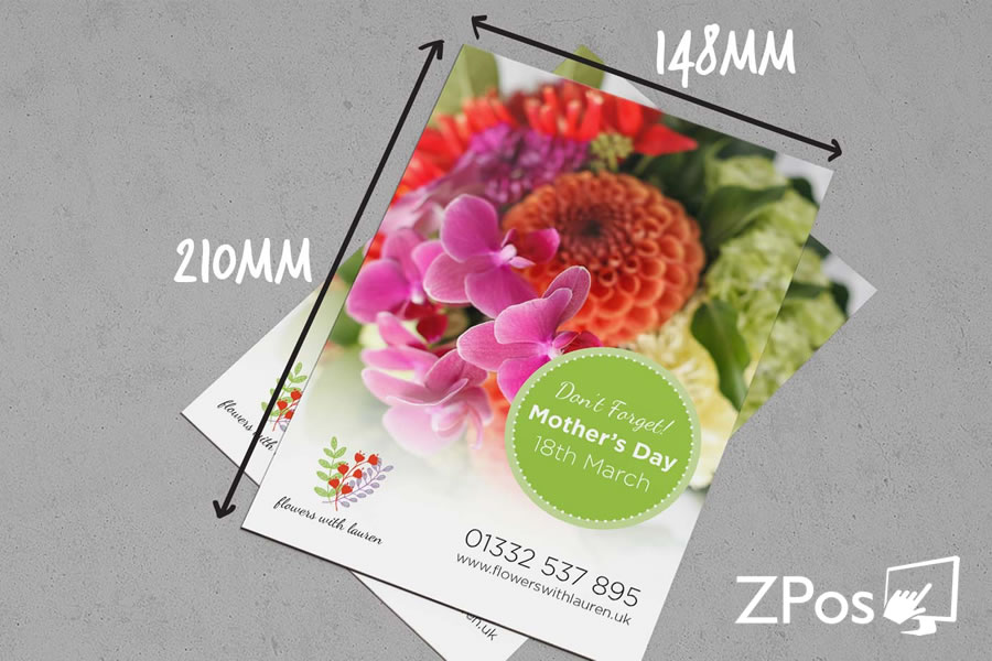 5000 Double Sided A5 Flyers - ZPos